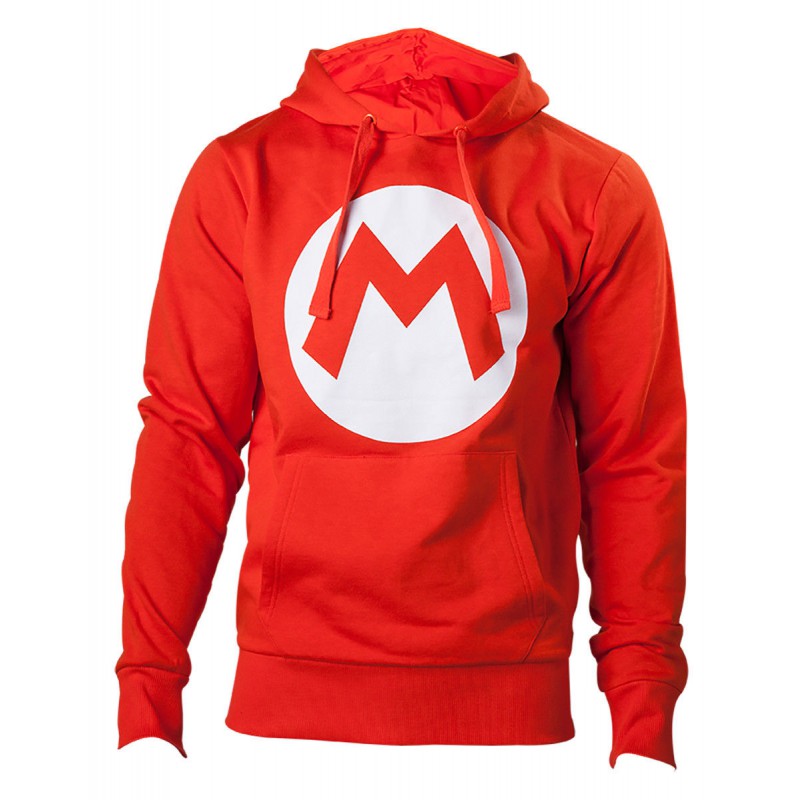 Nintendo Red Hoodie with M logo in front
