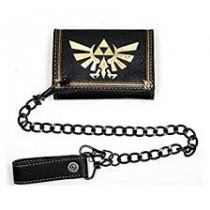 Nintendo Zelda Leather Trifold Chain Wallet