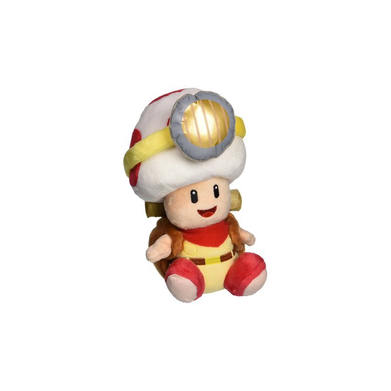 Super Mario Bros Captain Toad Sitting 7 Inch Plush