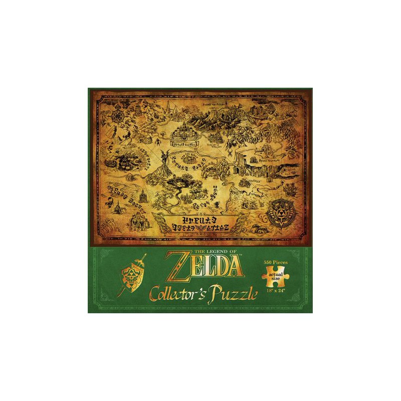 Zelda Hyrule Map 550 pcs Puzzle