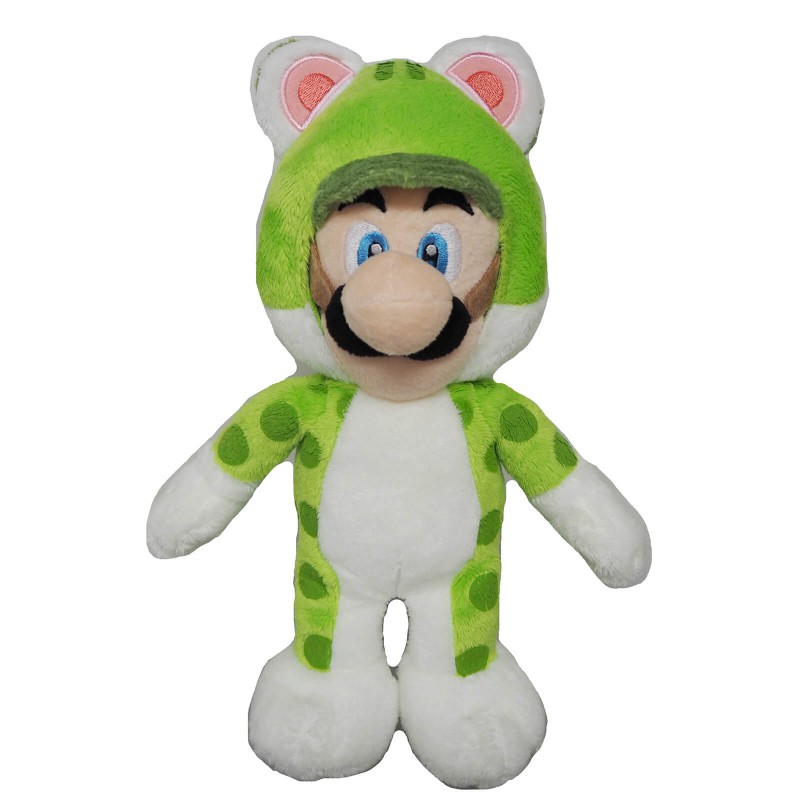 Super Mario Bros Cat Luigi 10 Inch Plush