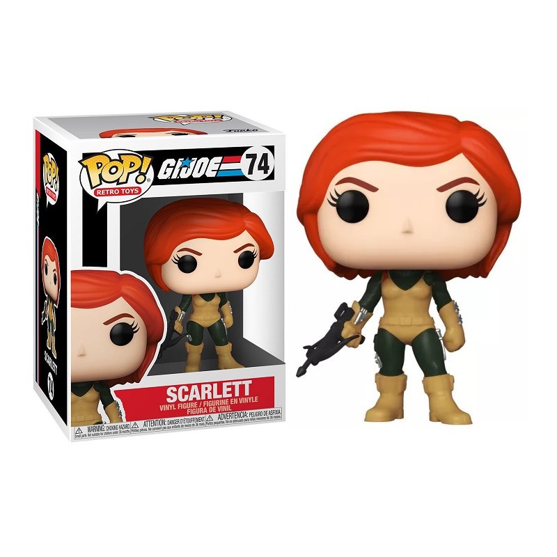 Funko Pop! Retro Toys G.I. Joe Scarlett 74