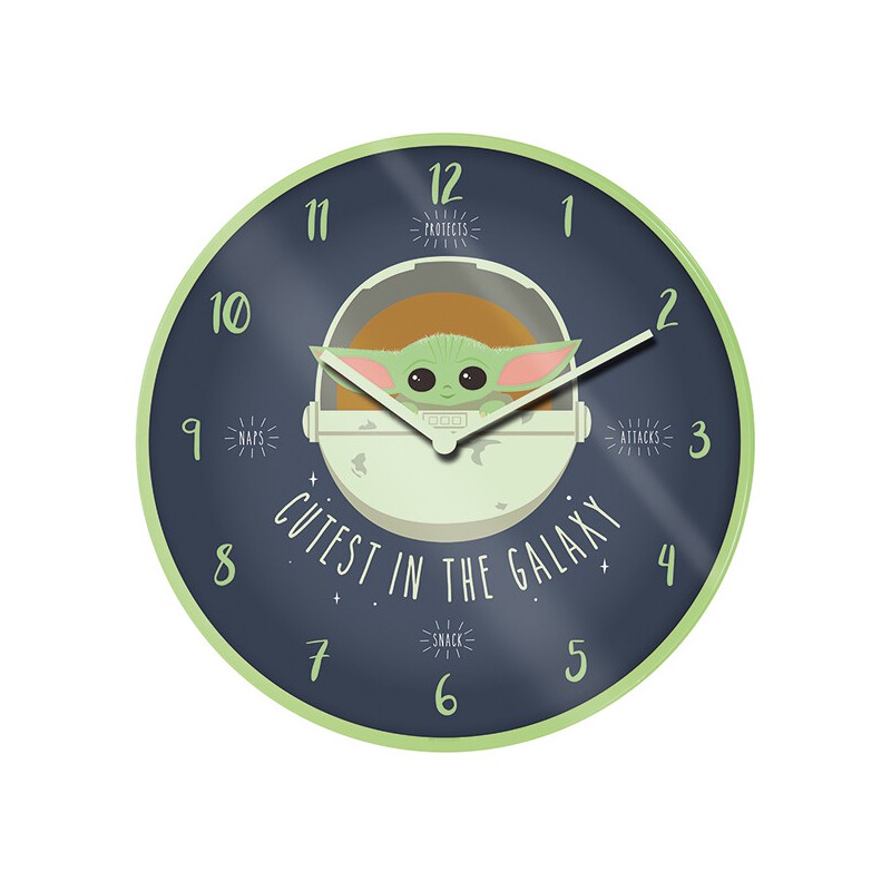 Star Wars The Mandalorian 10 inch Clock