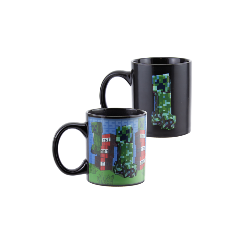 Minecraft Creeper Heat Change Mug