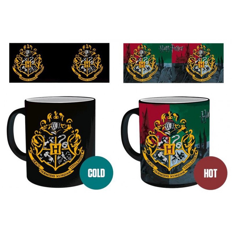 HARRY POTTER Hogwarts Crest Mug Heat Change 300 ml