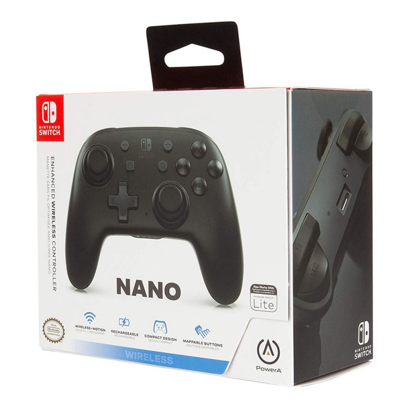 PowerA Wireless Nano Controller Black Nintendo Switch