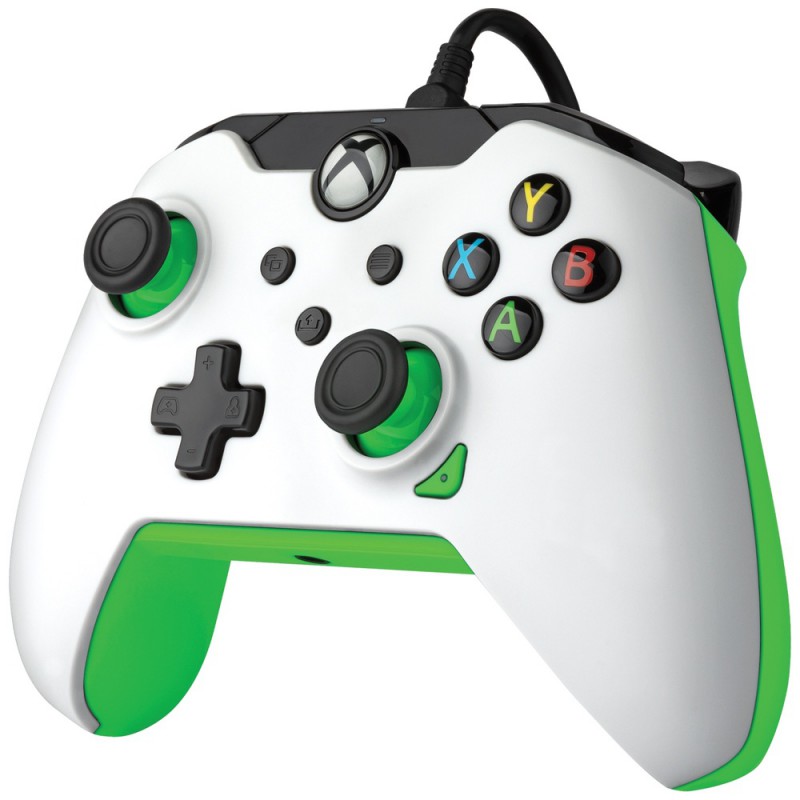 PDP Neon White Wired Controller Xbox