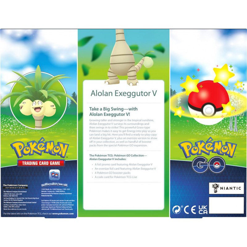Pokemon TGC Go Collection Alolan Exeggutor V