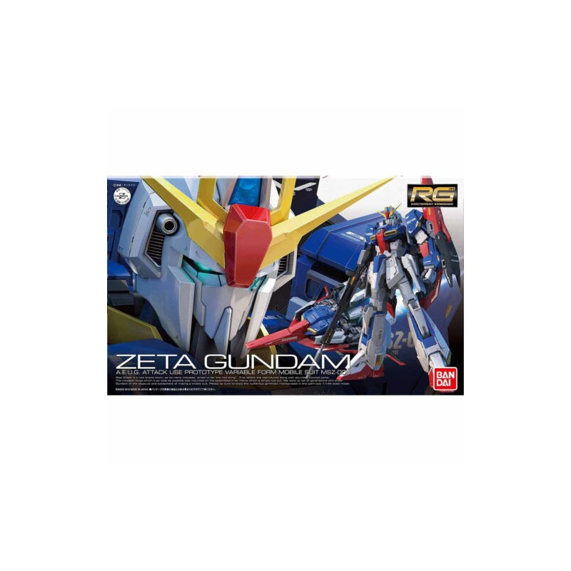 Gundam Model Kit Real Grade Zeta Gundam 13CM