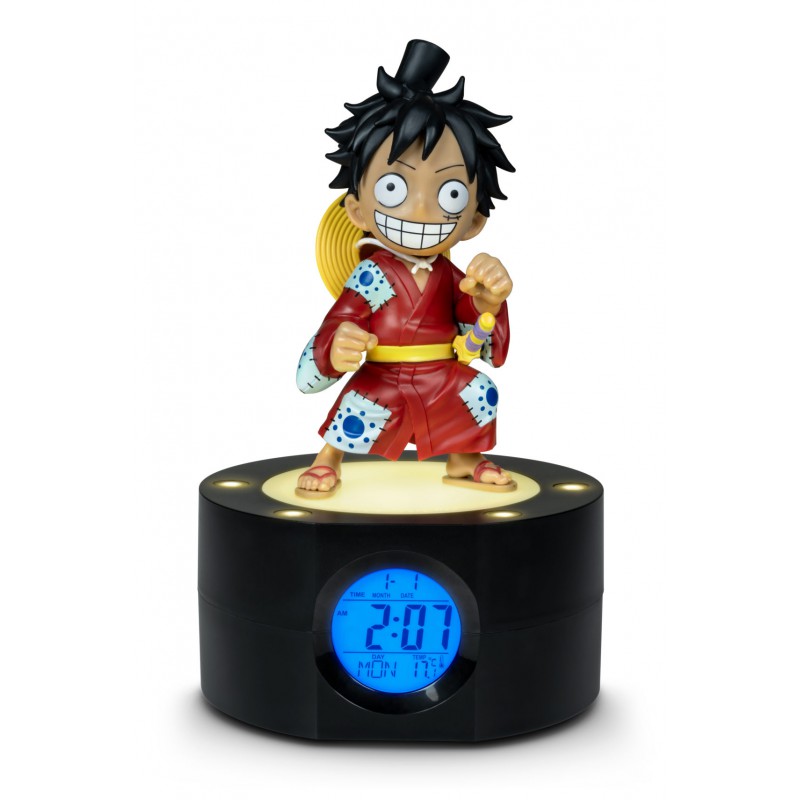 One Piece Luffy LED Light-Up Alarm Clock