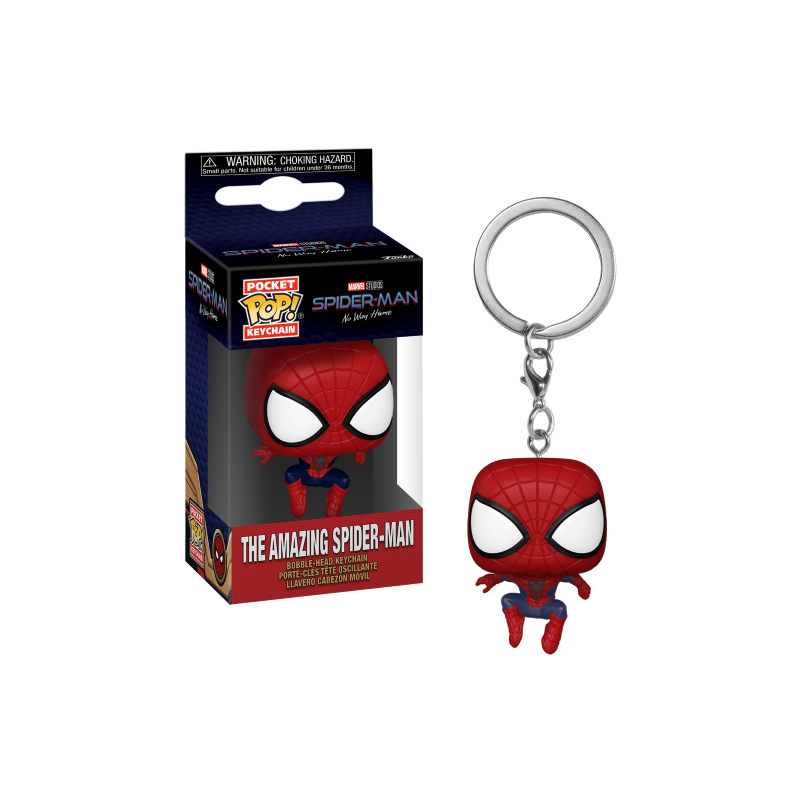 Poket POP! Spiderman No Way Home - The Amazing Spiderman Keychain