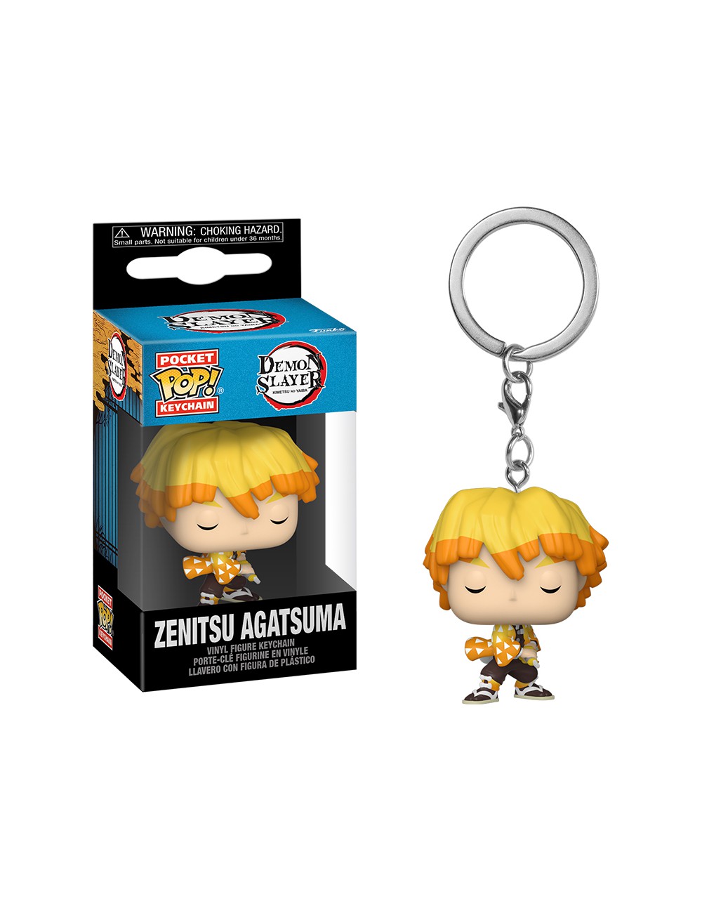 Pocket Pop! Demon Slayer Zenitsu Agatsuma Keychain