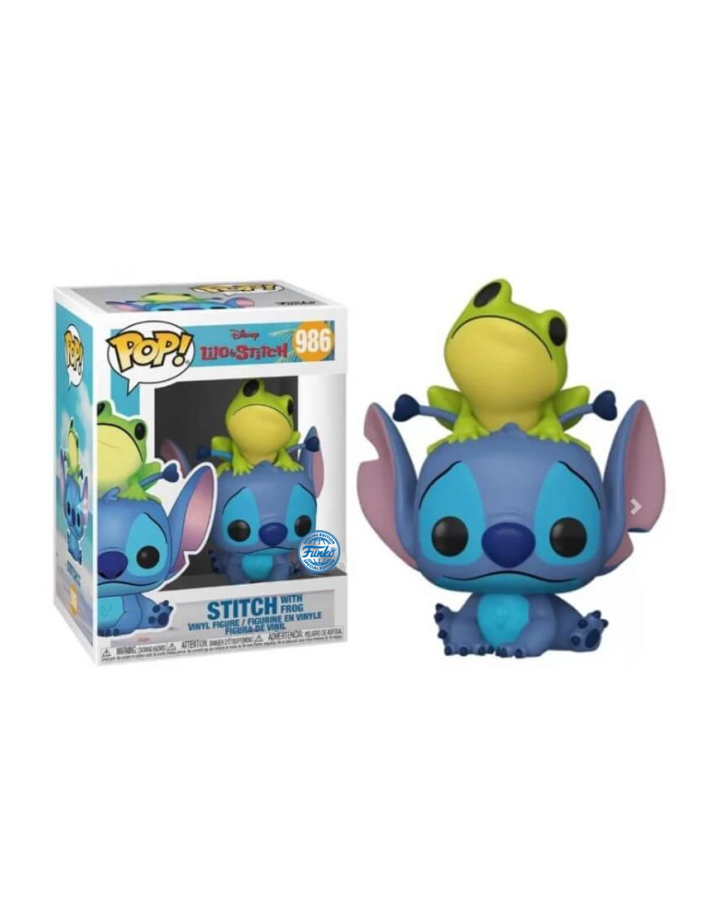 Funko Pop! Disney Lilo & Stitch Stitch with Frog SE 986