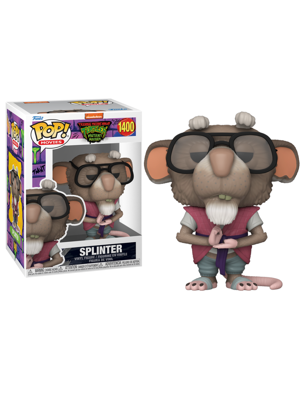 Funko Pop! Teenage Mutant Ninja Turtles Mutant Mayhem Splinter 1400 Funko Pop! Teenage Mutant Ninja Turtles Mutant Mayhem Splinter 1400