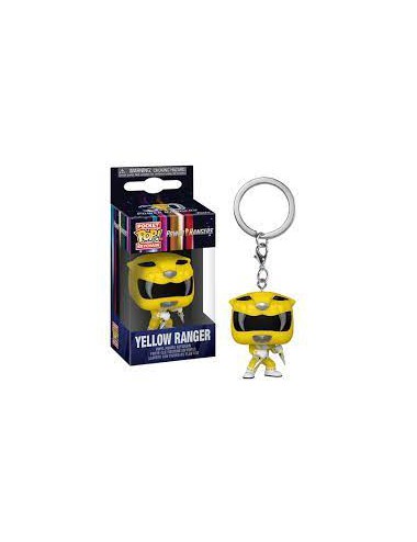 MIGHTY MORPHIN POWER RANGER 30TH - Pocket Pop Keychains -Yellow Ranger