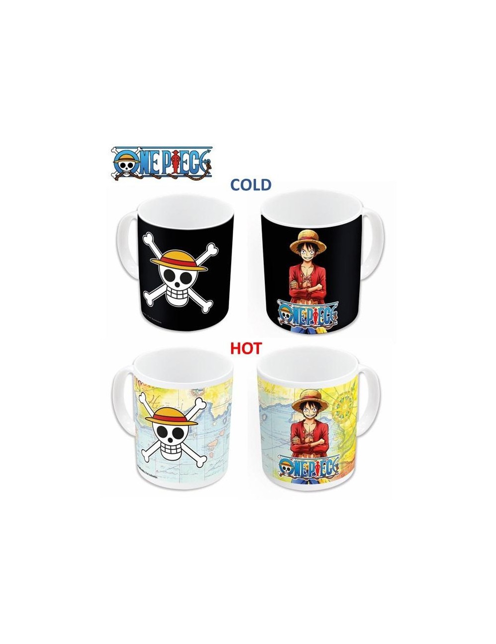 ONE PIECE Luffy Heat Change Mug 325ml