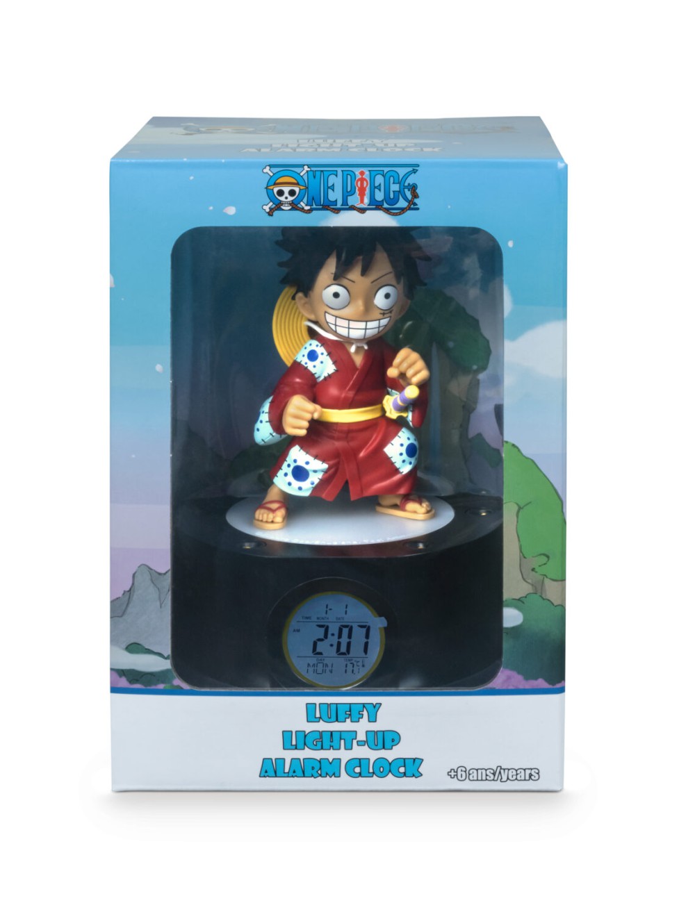 ONE PIECE Luffy LED Light-Up Alarm Clock
