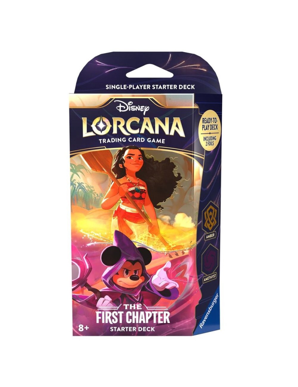 Disney Lorcana The First Chapter Sorcerer Mickey Moana Starter Deck