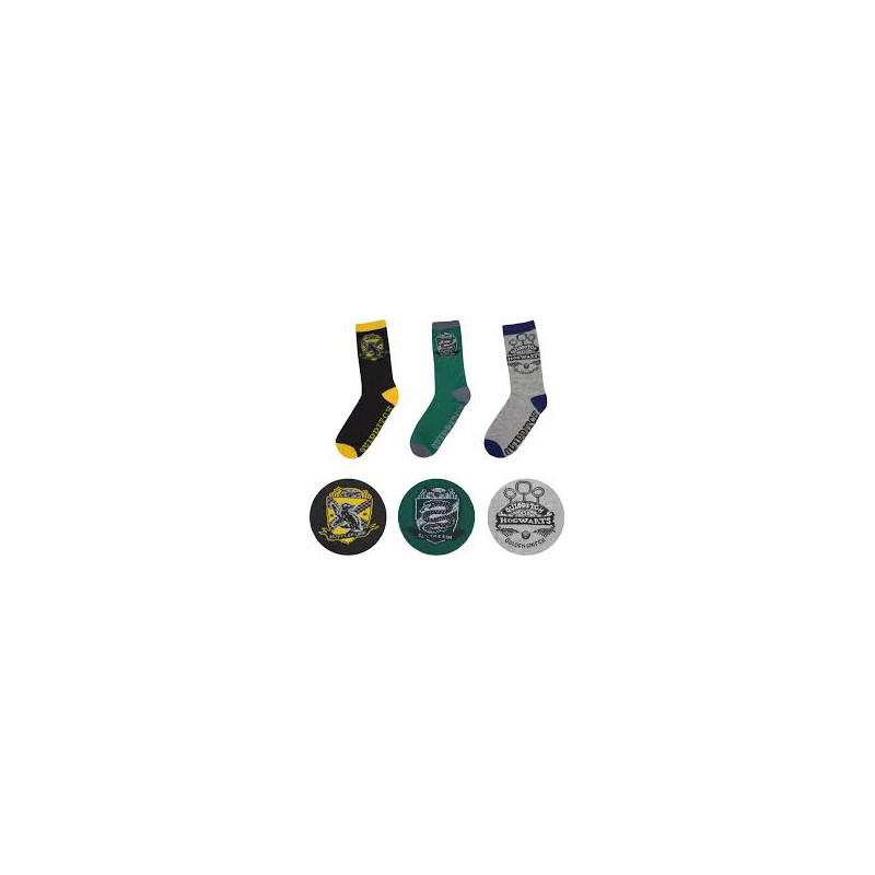 Harry Potter Golden Snitch Set of 3 Socks