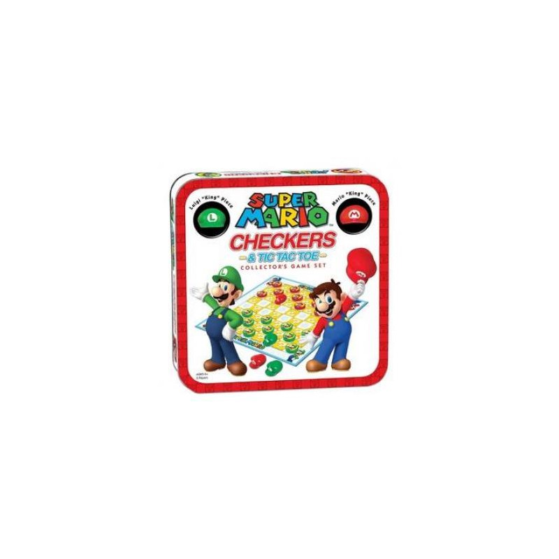 Nintendo Super Mario Combo Checkers & Tic Tac